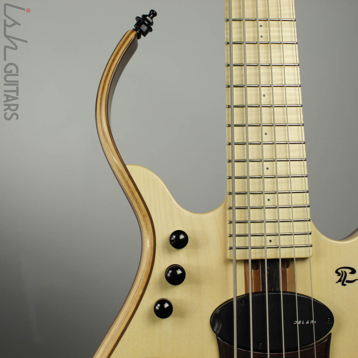 Paul Lairat Stega 6 Headless Figured Maple Fretboard Bass Guitar – Ish ...