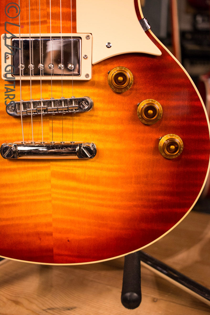Berumen Flat Top 2 Pickup Flame Top Les Paul Style Hand Made Guitar ...