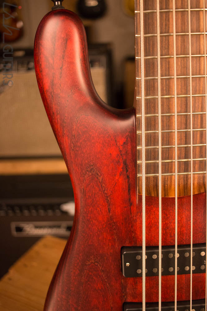 Spector Forte 5 Black Cherry Aguilar Super Double – Ish Guitars