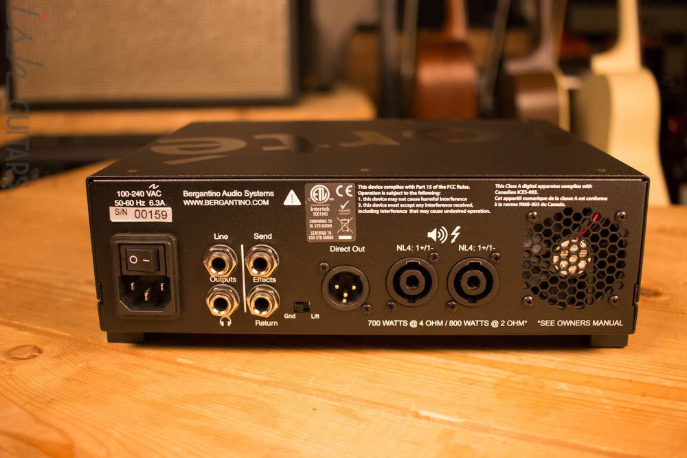 Bergantino Forté Bass Amp D Class Head – Ish Guitars