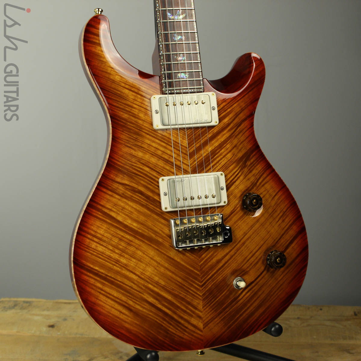 2015 Paul Reed Smith PRS Violin II Private Stock Cherry Burst Chevron ...