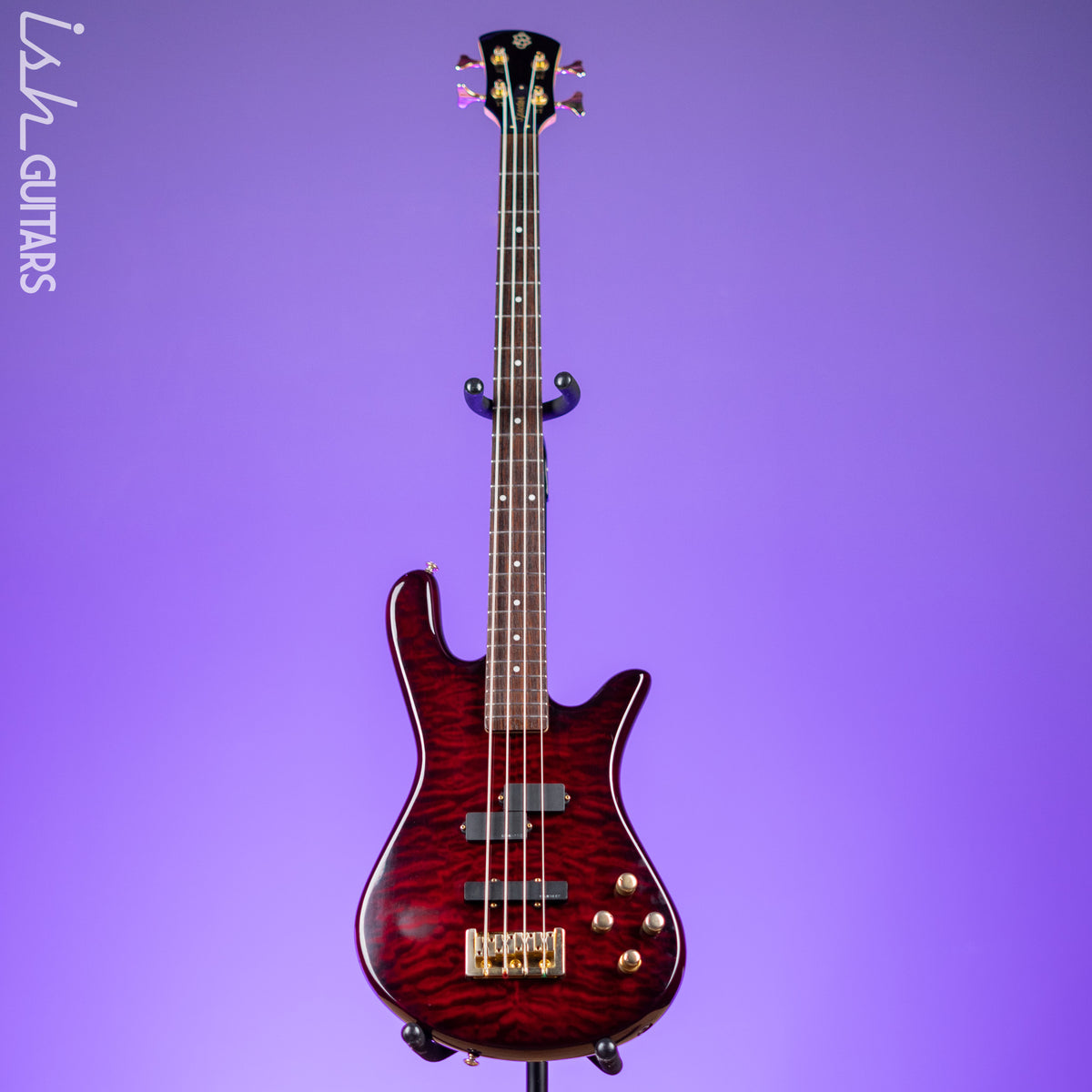 2010s Spector Legend Classic 4-String Bass Black Cherry High Gloss ...