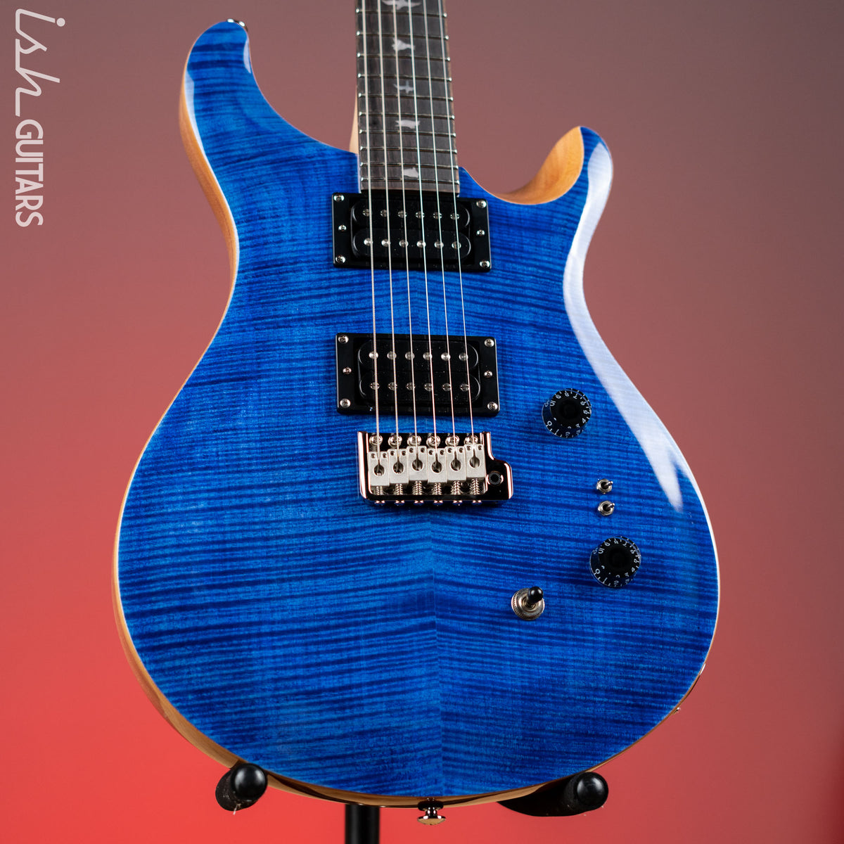 PRS SE Custom 24-08 Electric Guitar Faded Blue – Ish Guitars