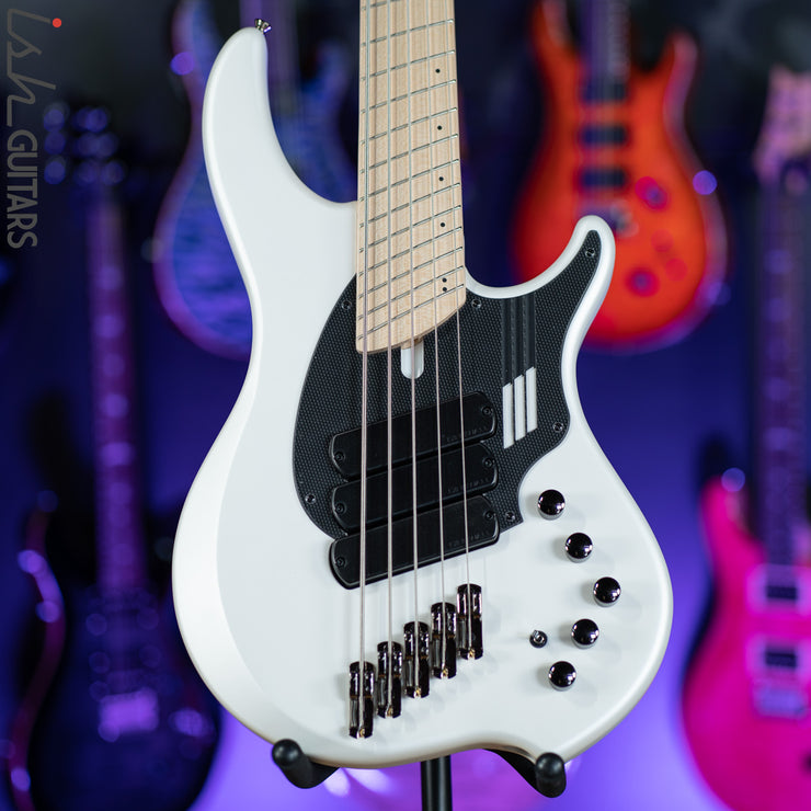 Dingwall NG-3 5-String Bass Ducati White – Ish Guitars