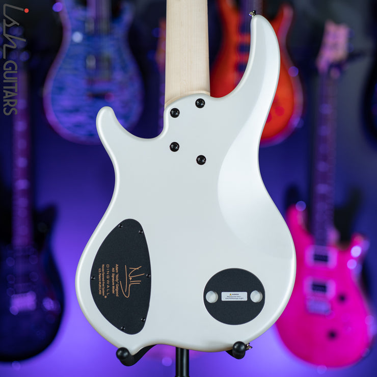 Dingwall NG-3 5-String Bass Ducati White – Ish Guitars
