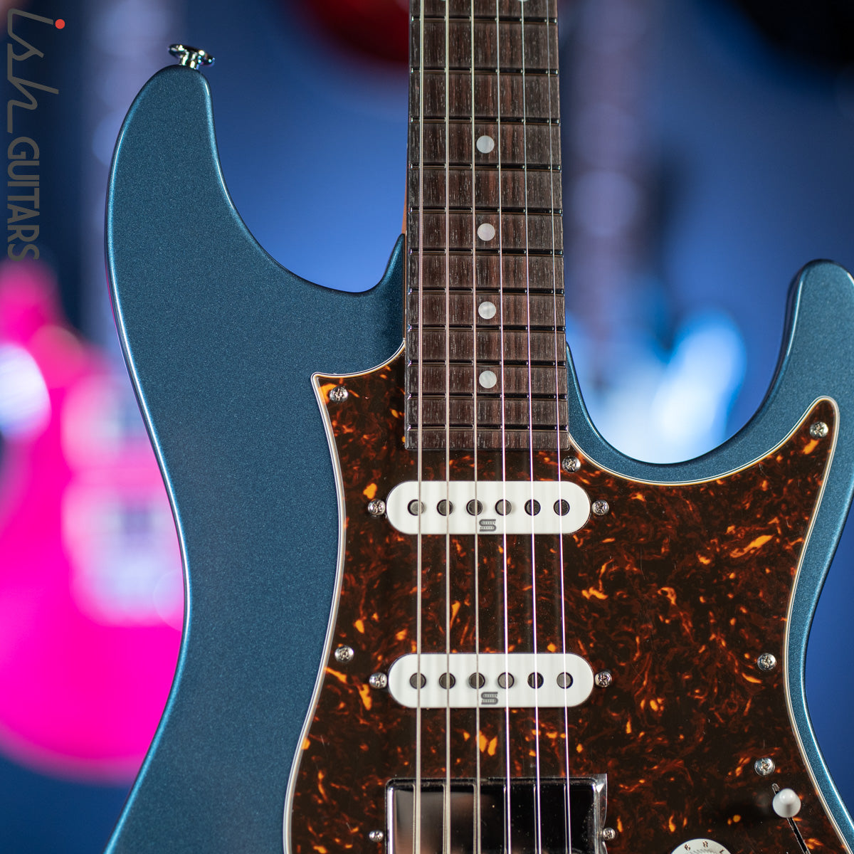 Ibanez AZ2204N Prestige Electric Guitar Prussian Blue Metallic Demo ...