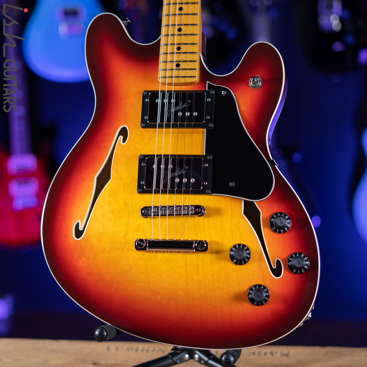 2013 Fender Starcaster 3-Color Sunburst – Ish Guitars