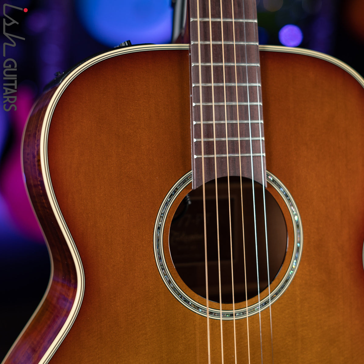 Takamine TF77-PT Orchestra Acoustic-Electric Guitar Tobacco Sunburst ...