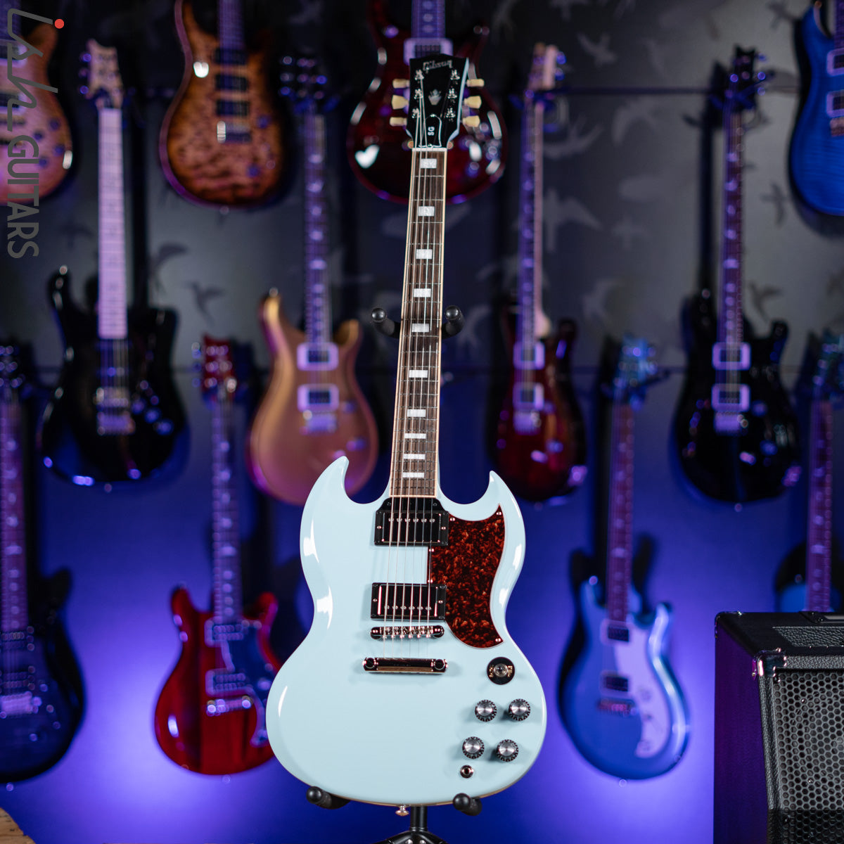 2020 Gibson SG Standard Frost Blue – Ish Guitars