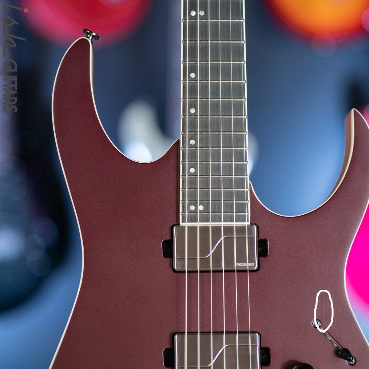Ibanez RG5121 Prestige Electric Guitar Burgundy Metallic Flat Blemishe ...