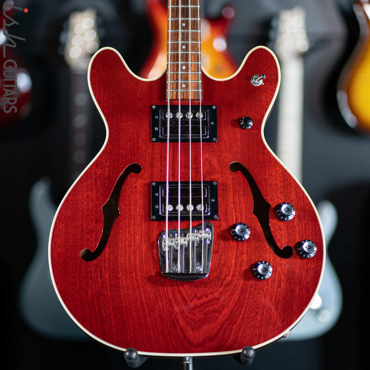 1997 USA Guild Starfire II Bass Guitar 4 String Semi Hollow Bass PROJE ...
