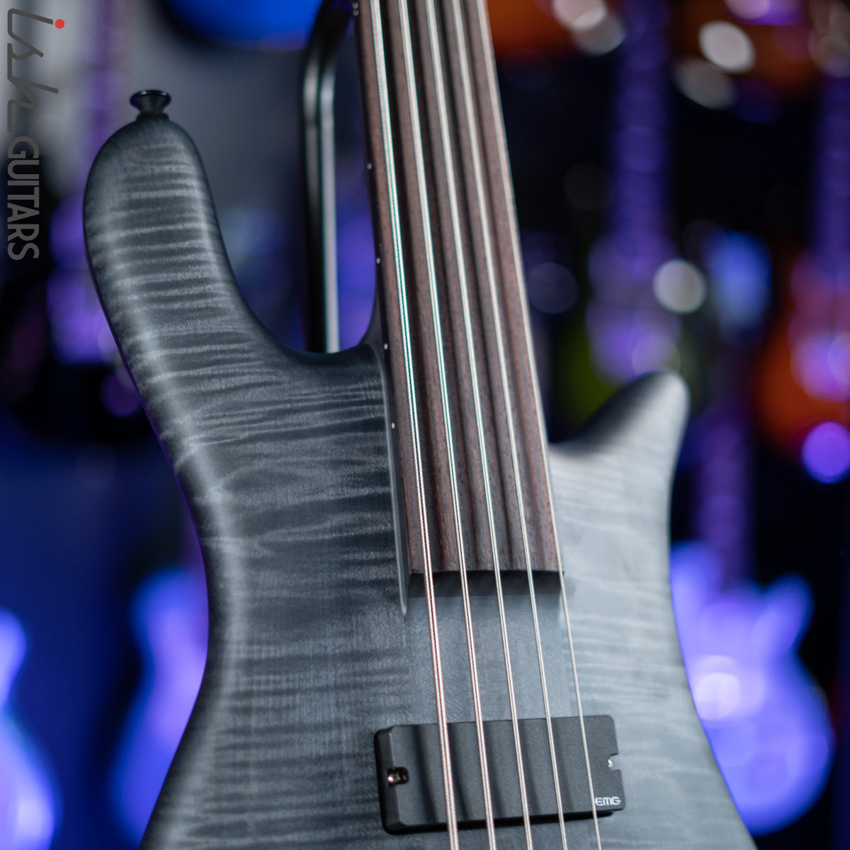 Spector Euro5 LX Fretless Trans Black Stain Matte – Ish Guitars