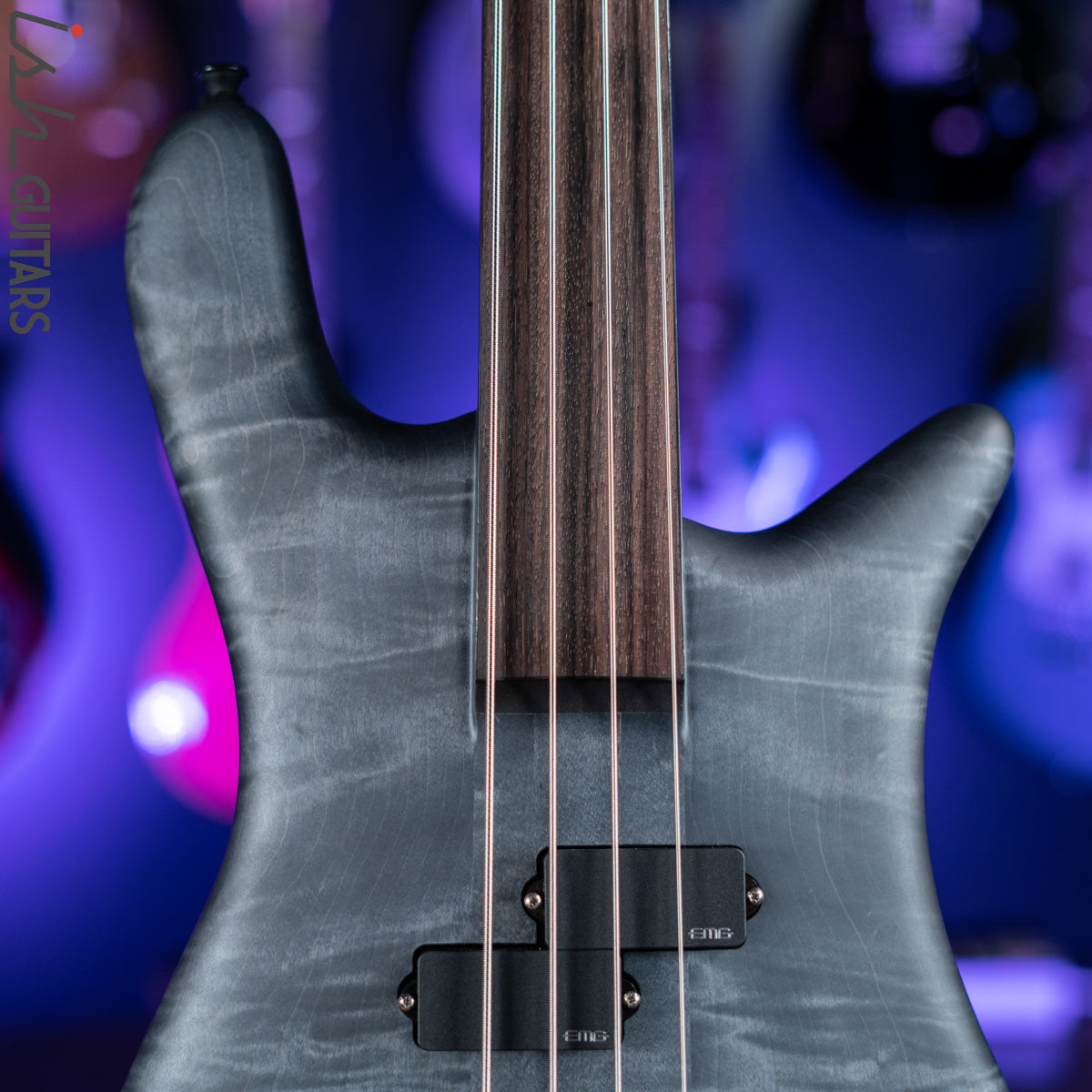 Spector Euro4 LX Fretless Trans Black Stain Matte – Ish Guitars