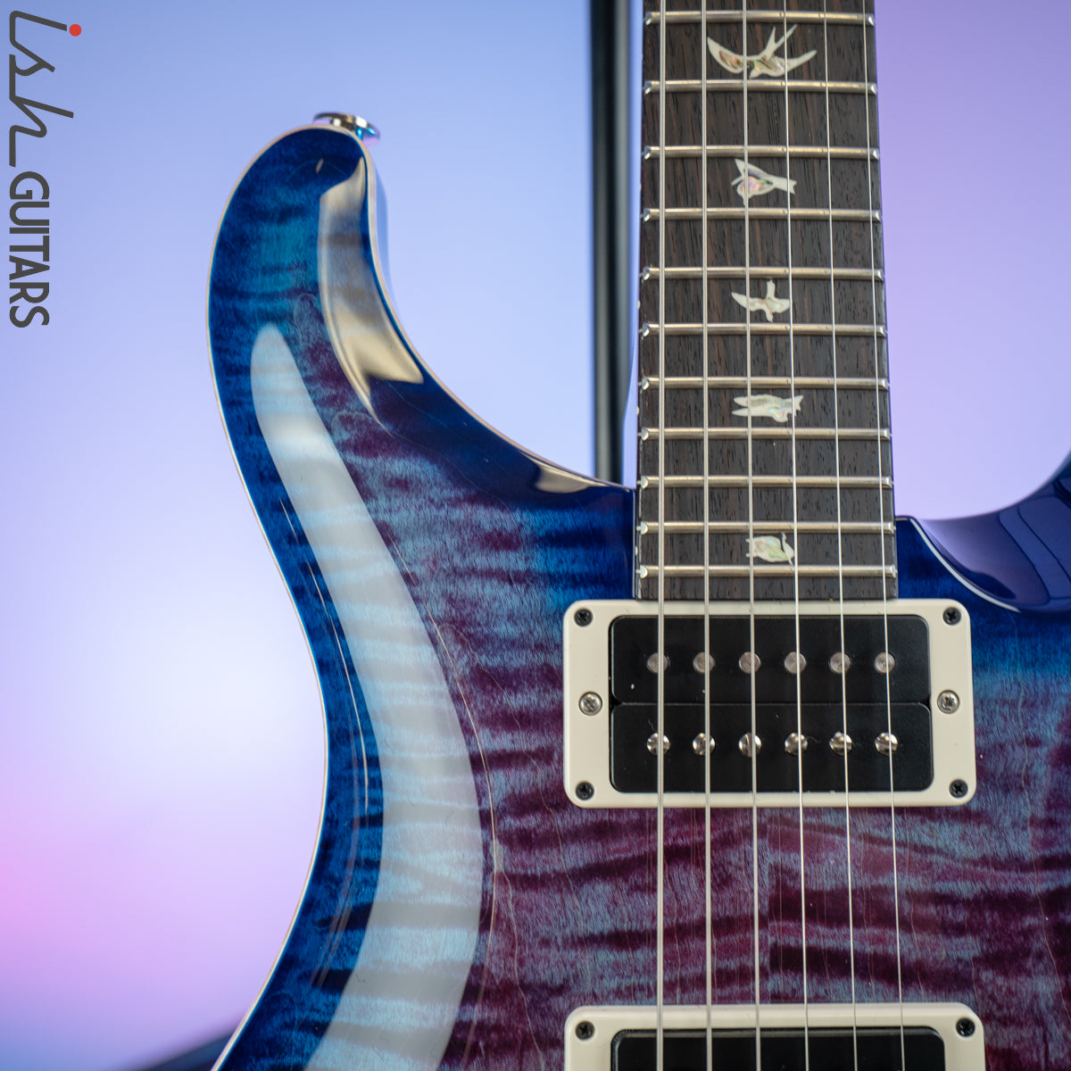 2019 PRS Custom 24-08 Violet Blue Burst – Ish Guitars