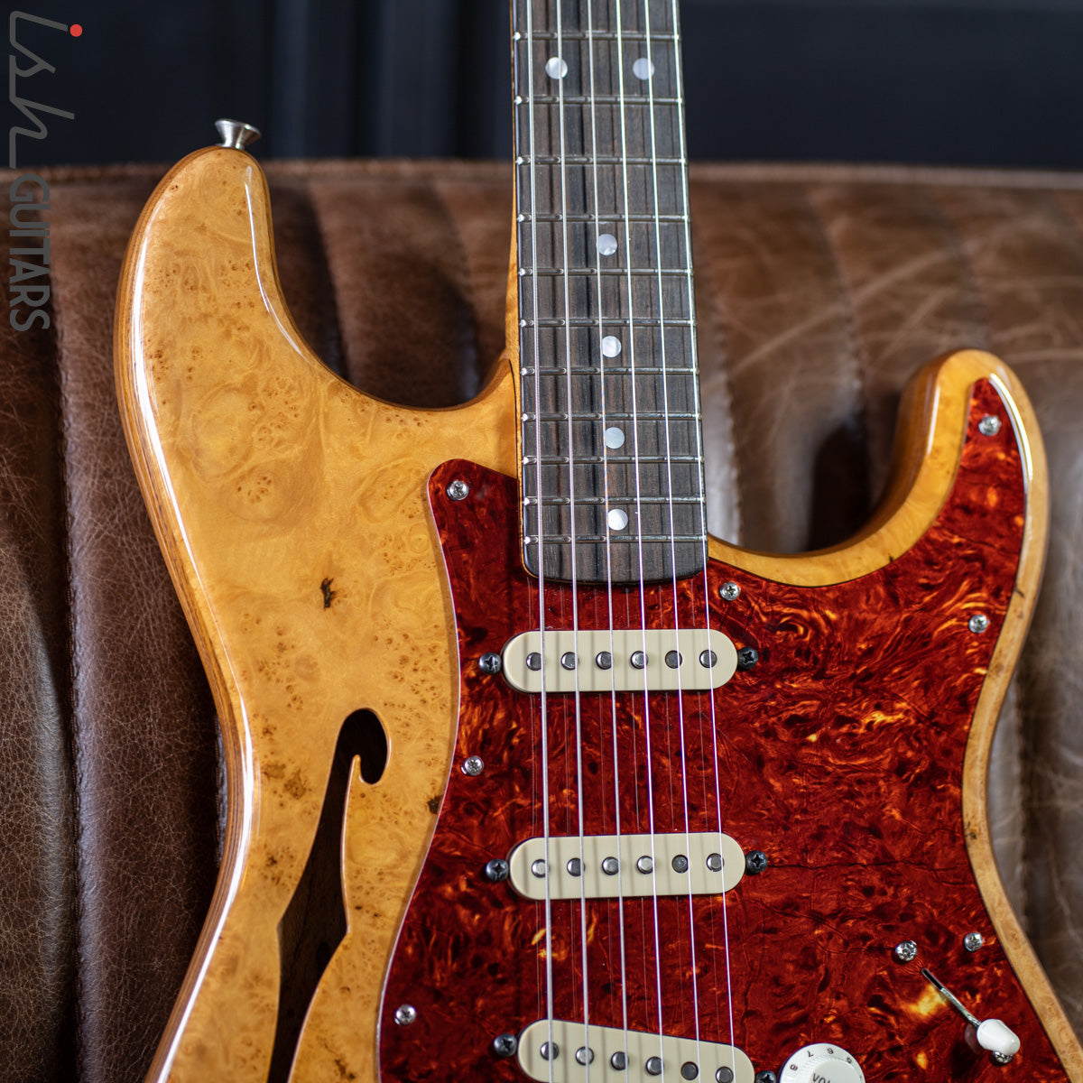 2020 Fender Custom Shop Artisan Thinline Strat – Ish Guitars
