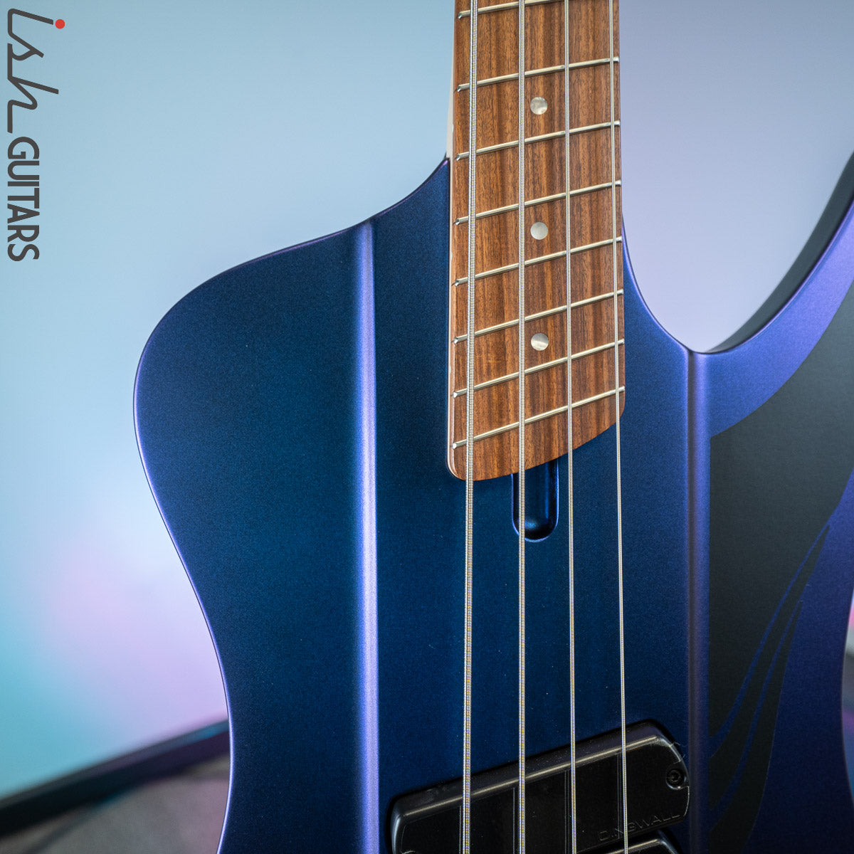 Dingwall D-ROC 4-String Standard Matte Blue to Purple Colorshift – Ish ...