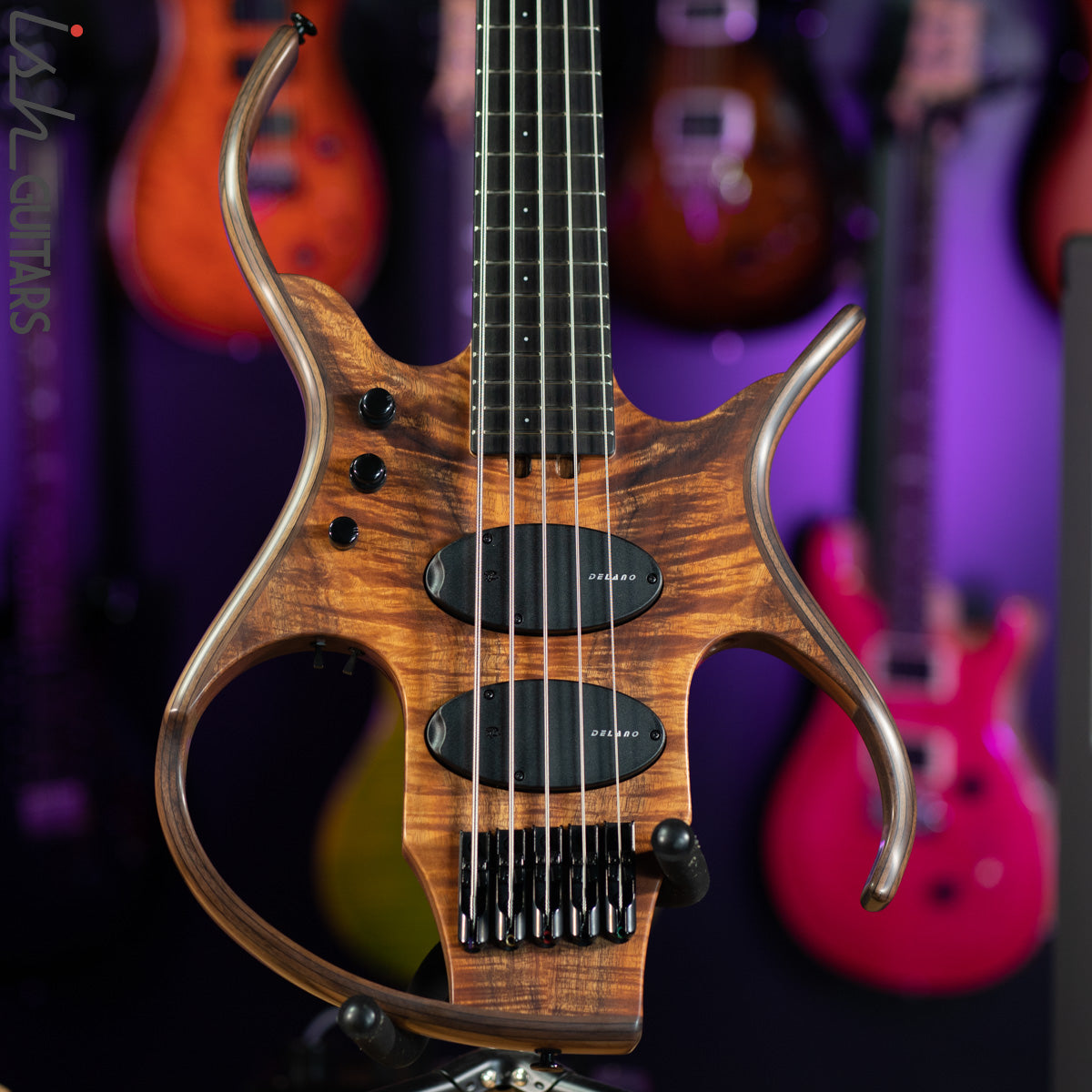 2021 Paul Lairat Stega Deluxe Natural Koa Top – Ish Guitars