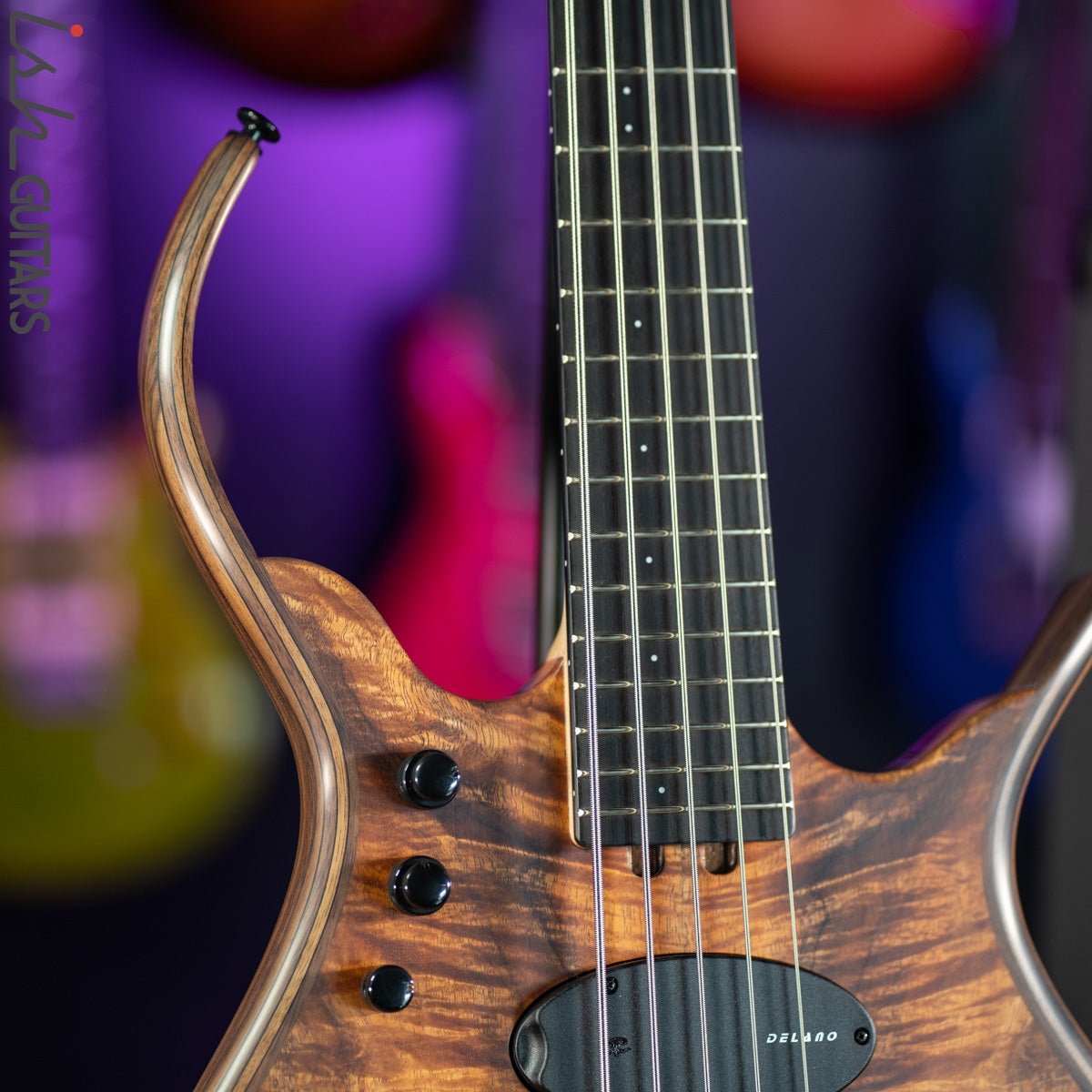 2021 Paul Lairat Stega Deluxe Natural Koa Top – Ish Guitars