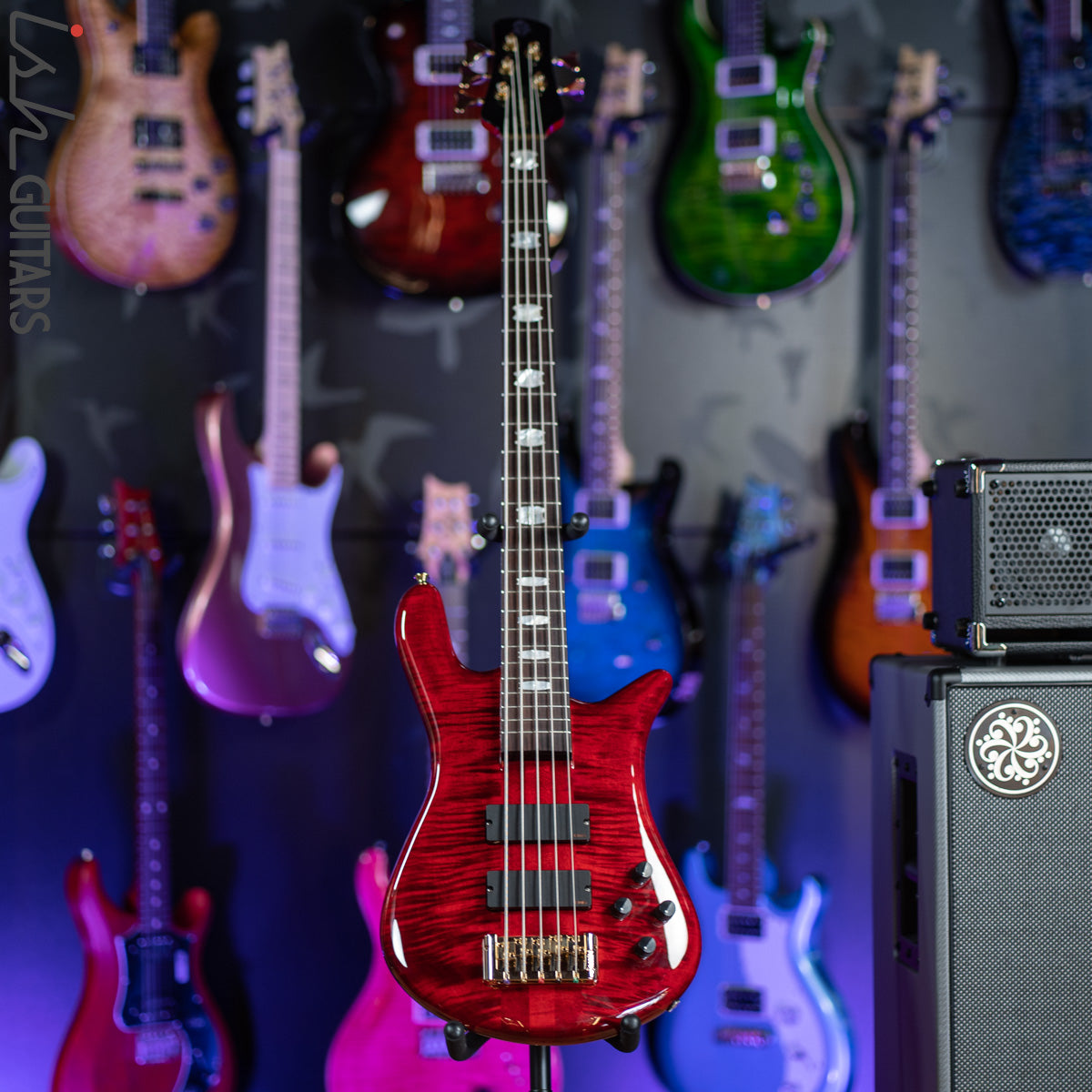 Spector Euro5 LX 5-String Bass Black Cherry Gloss – Ish Guitars