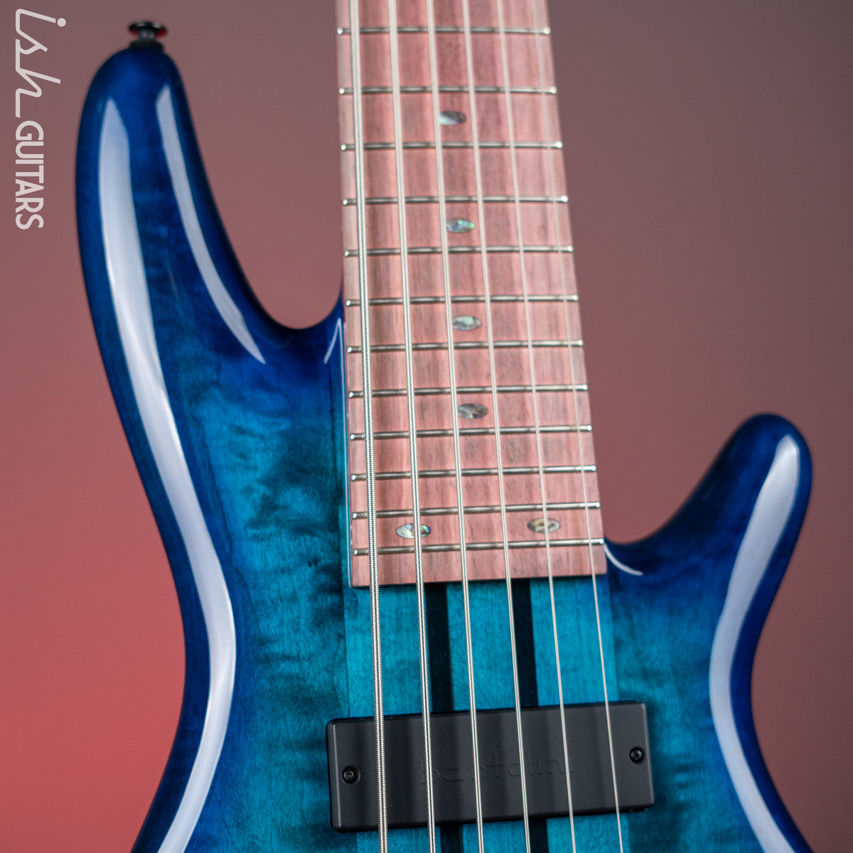 Ibanez Premium ANB306 Adam Nitti Signature 6-String Bass Blue Burst Gl ...