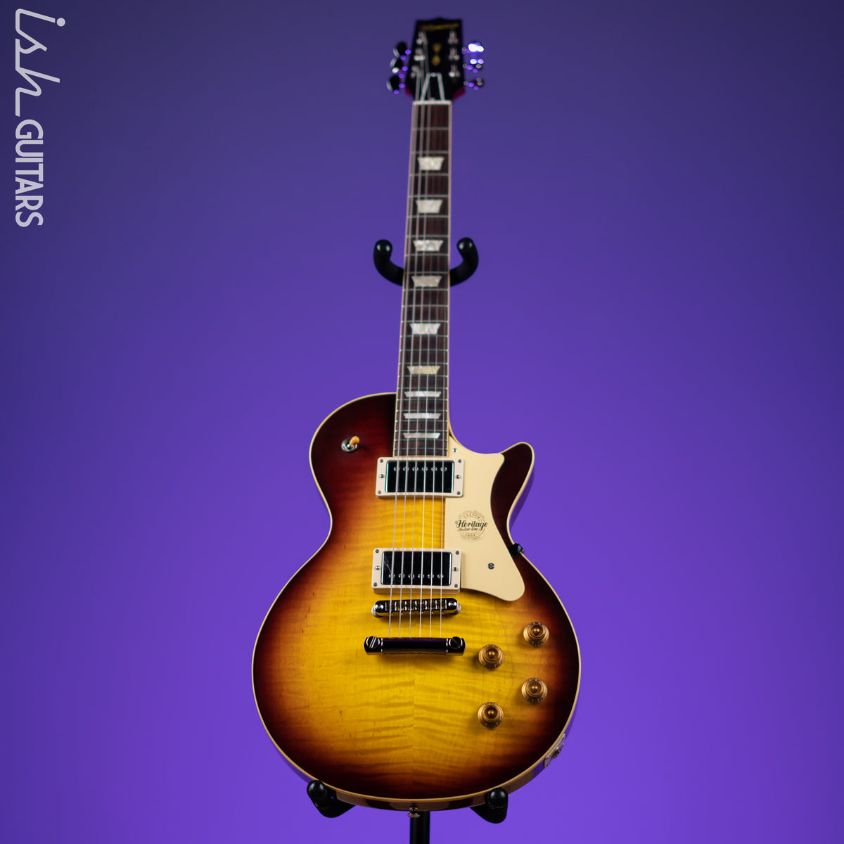 Heritage Custom Shop Core Collection H-150 Electric Guitar Bourbon Bla – Ish Guitars