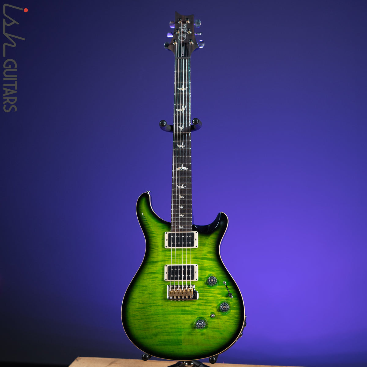 PRS Custom 24 Piezo Eriza Verde Smokeburst – Ish Guitars