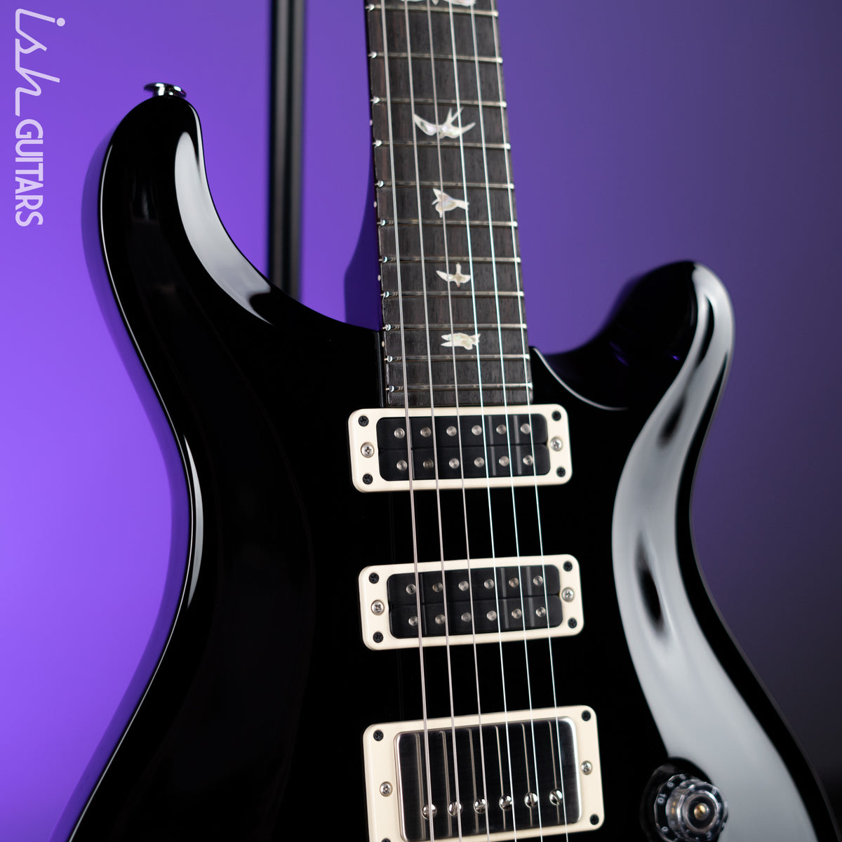 PRS Studio 22 Electric Guitar Black Gloss – Ish Guitars