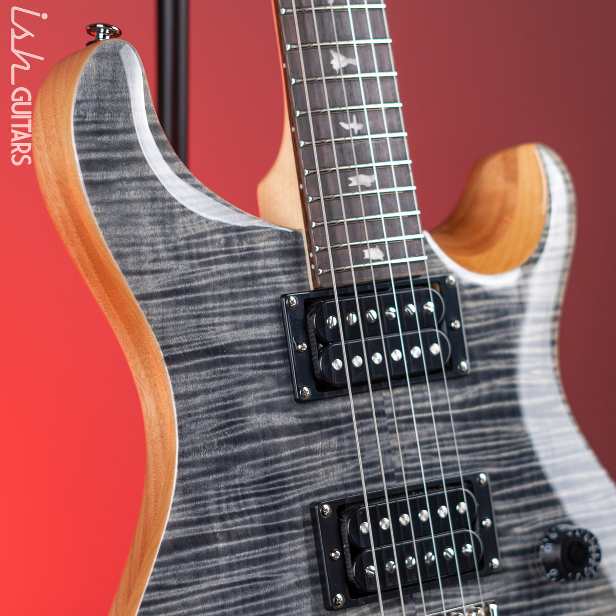 PRS SE Custom 24 Electric Guitar Charcoal – Ish Guitars