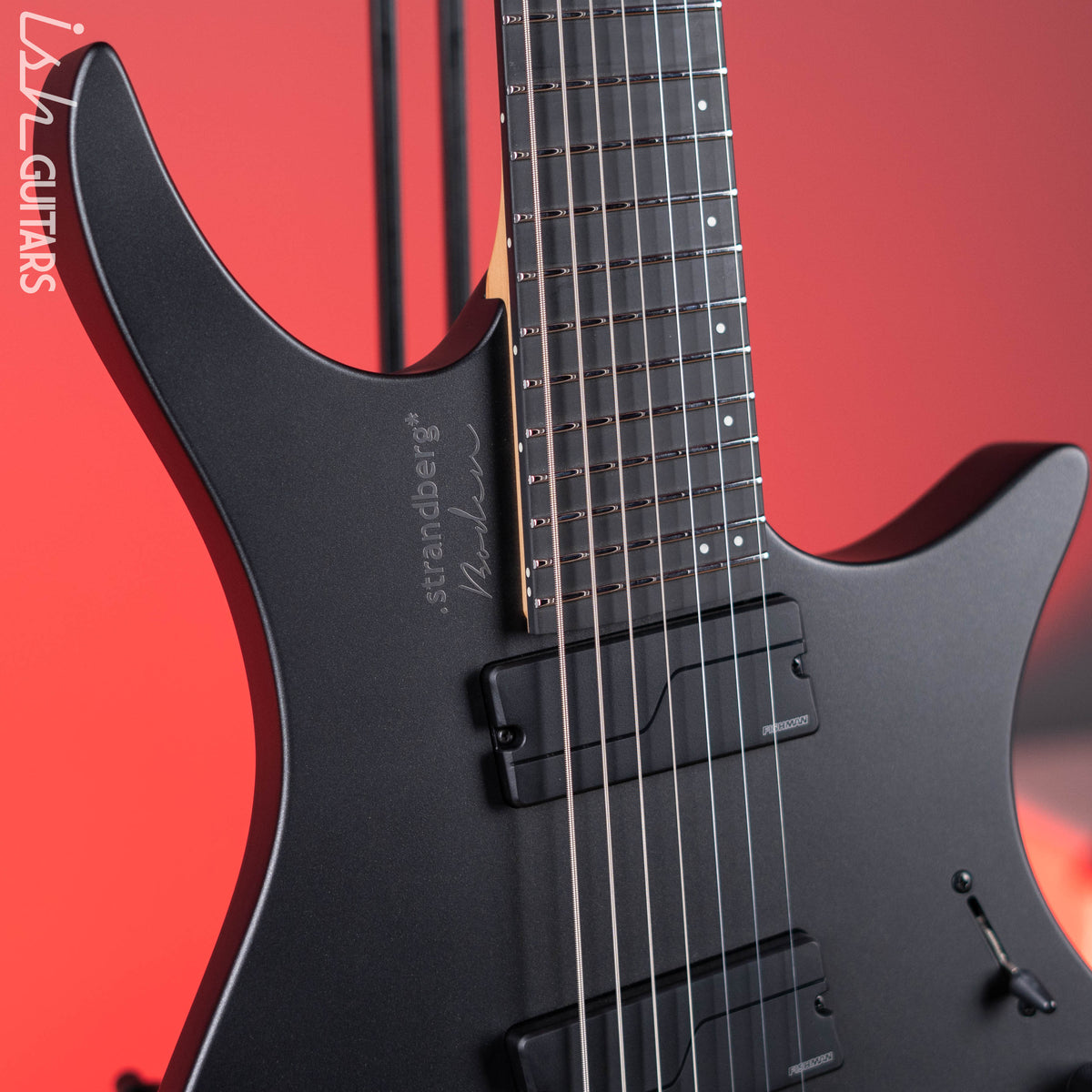 Strandberg Boden Metal NX 7 Multiscale Headless Guitar Black Granite ...