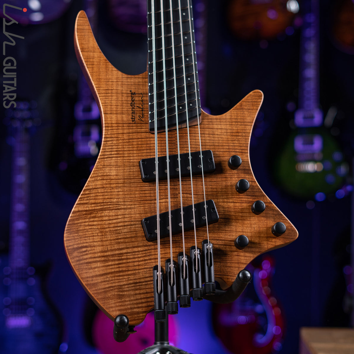 Strandberg Boden Bass Prog 5 Richlite Fretboard Brown – Ish Guitars