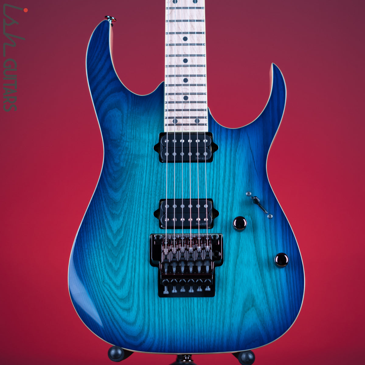 Ibanez RG652AHM Prestige Electric Guitar Nebula Green Burst – Ish Guitars