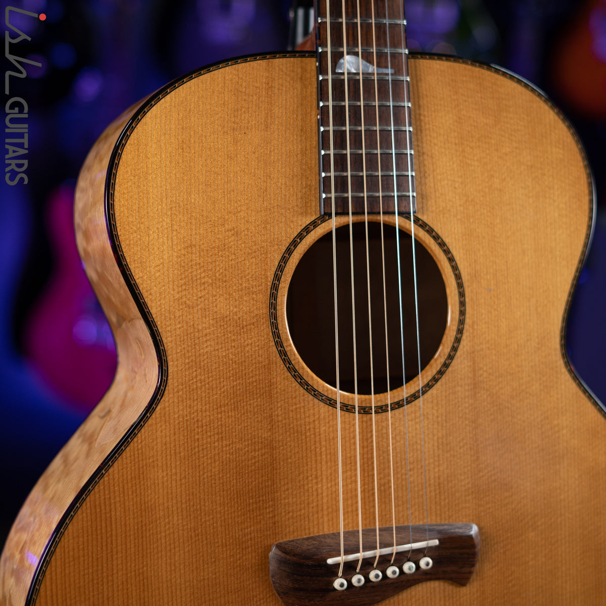 Tacoma JF 21 Natural Flame Maple – Ish Guitars