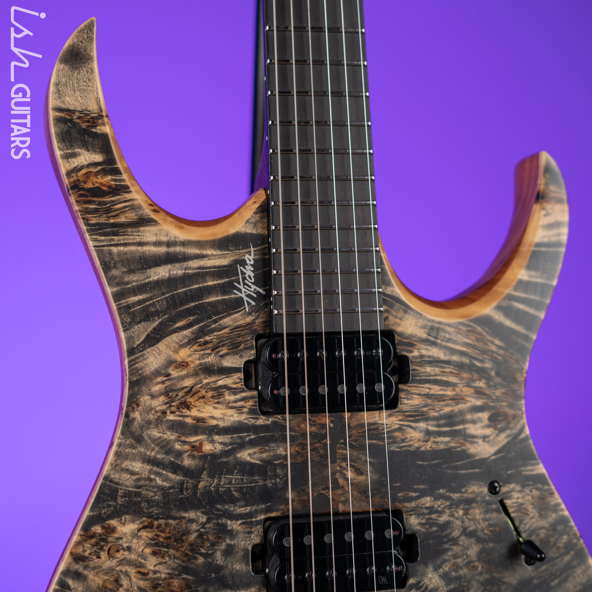 Mayones Hydra Elite 6 Trans Graphite Satine – Ish Guitars