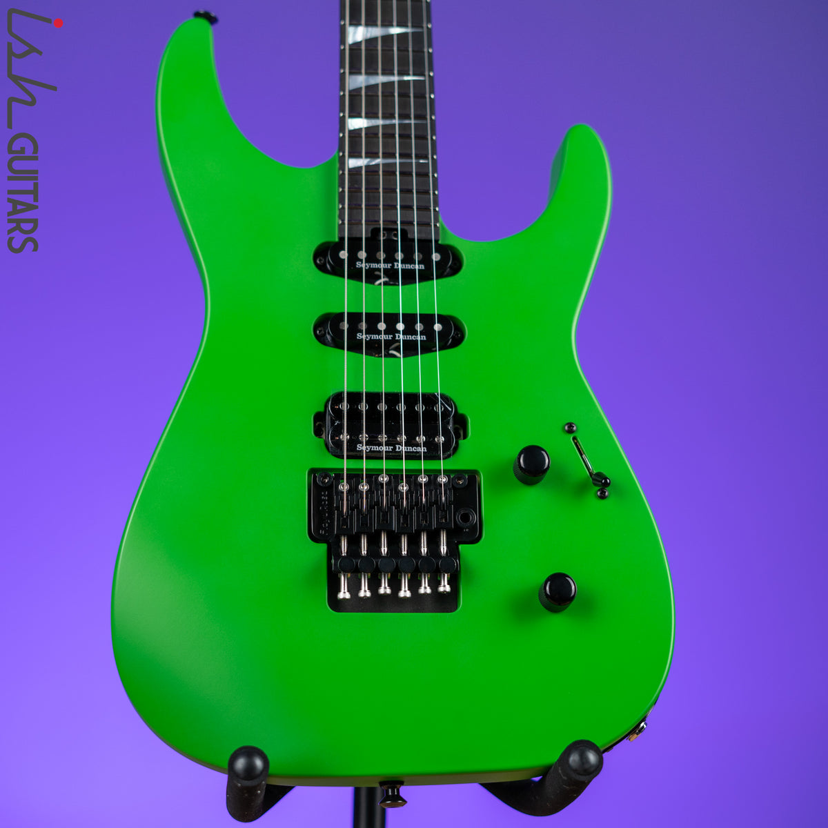 Jackson American Series Soloist SL3 Satin Slime Green Demo – Ish Guitars