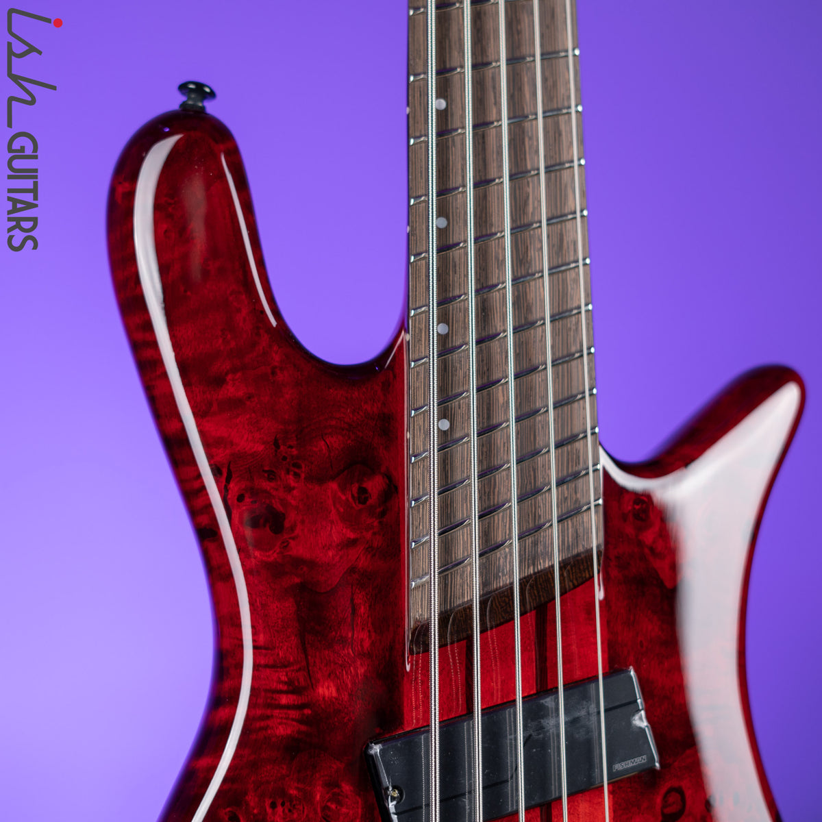 Spector NS Dimension 5 Multiscale Bass Inferno Red Gloss – Ish Guitars