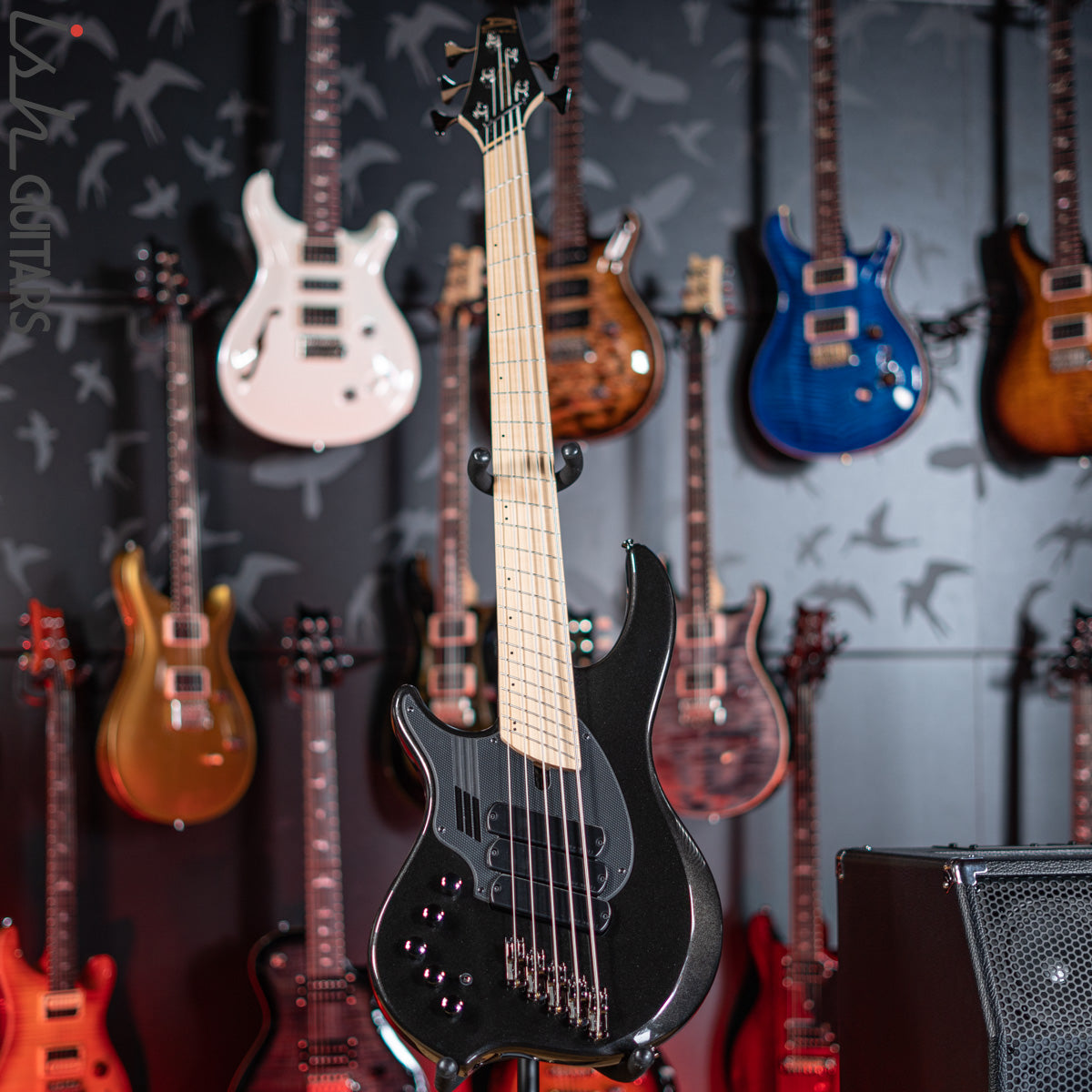 Dingwall NG-3 5-String Left Handed Bass Metallic Black – Ish Guitars