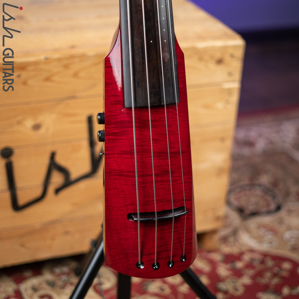 NS Design Wav 4 Electric Upright Bass Cherry – Ish Guitars