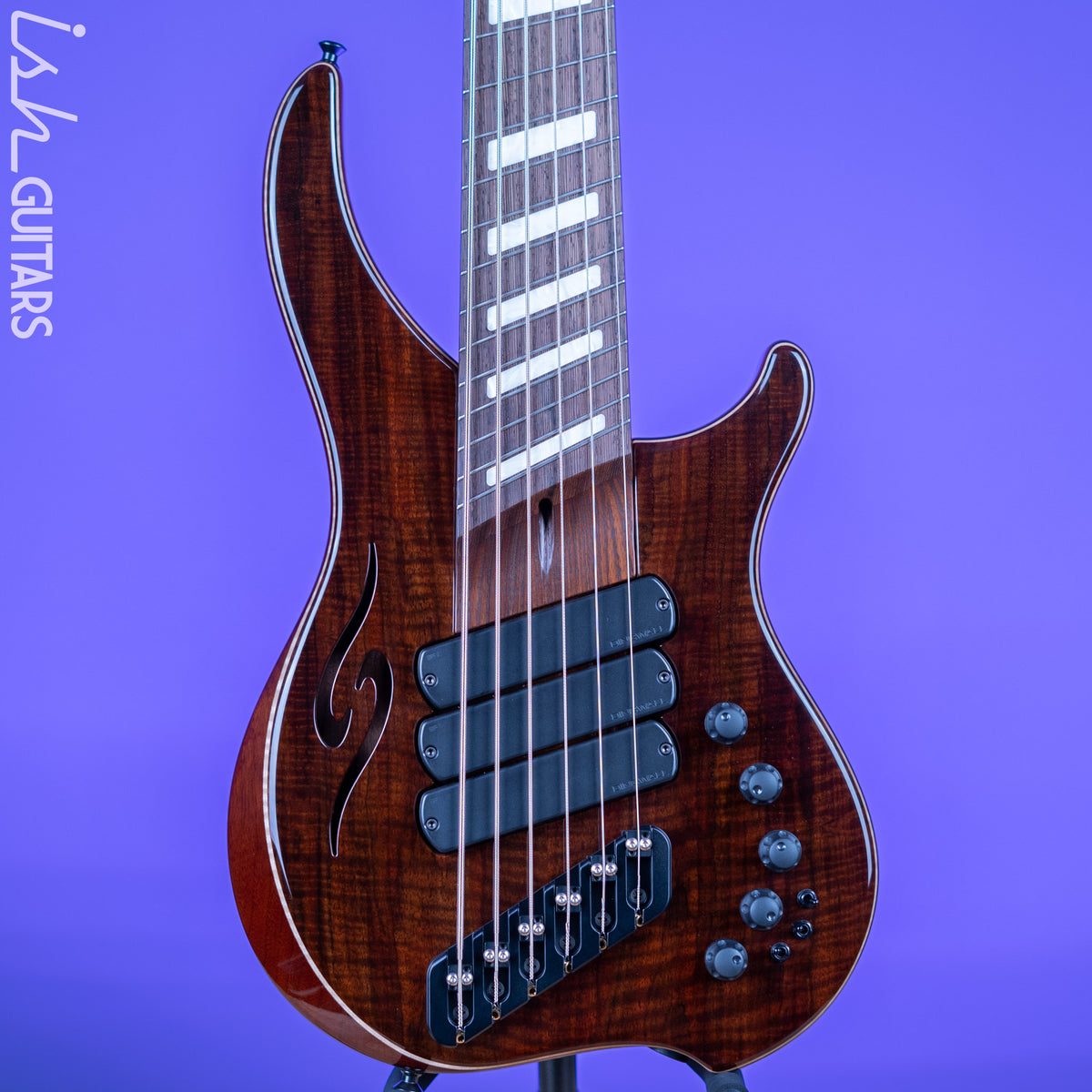 Dingwall Afterburner II 6-String Bass Natural Chambered Walnut NAMM 20 ...