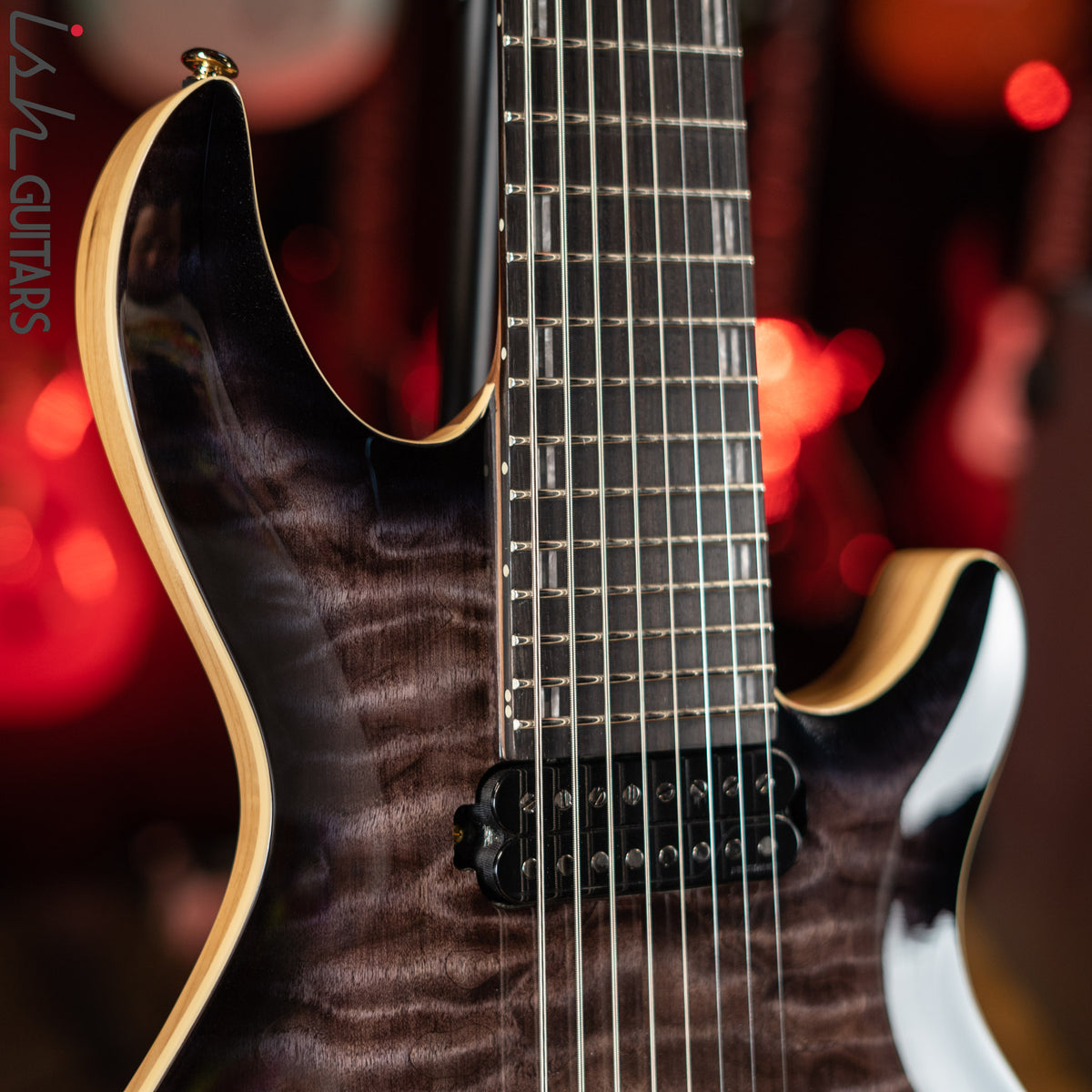 ESP LTD JR-608 Javier Reyes Signature 8-String Guitar Faded Blue Sunbu ...