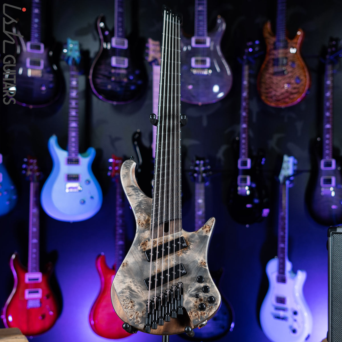 Ibanez EHB1506MS Headless Bass Black Ice Flat – Ish Guitars