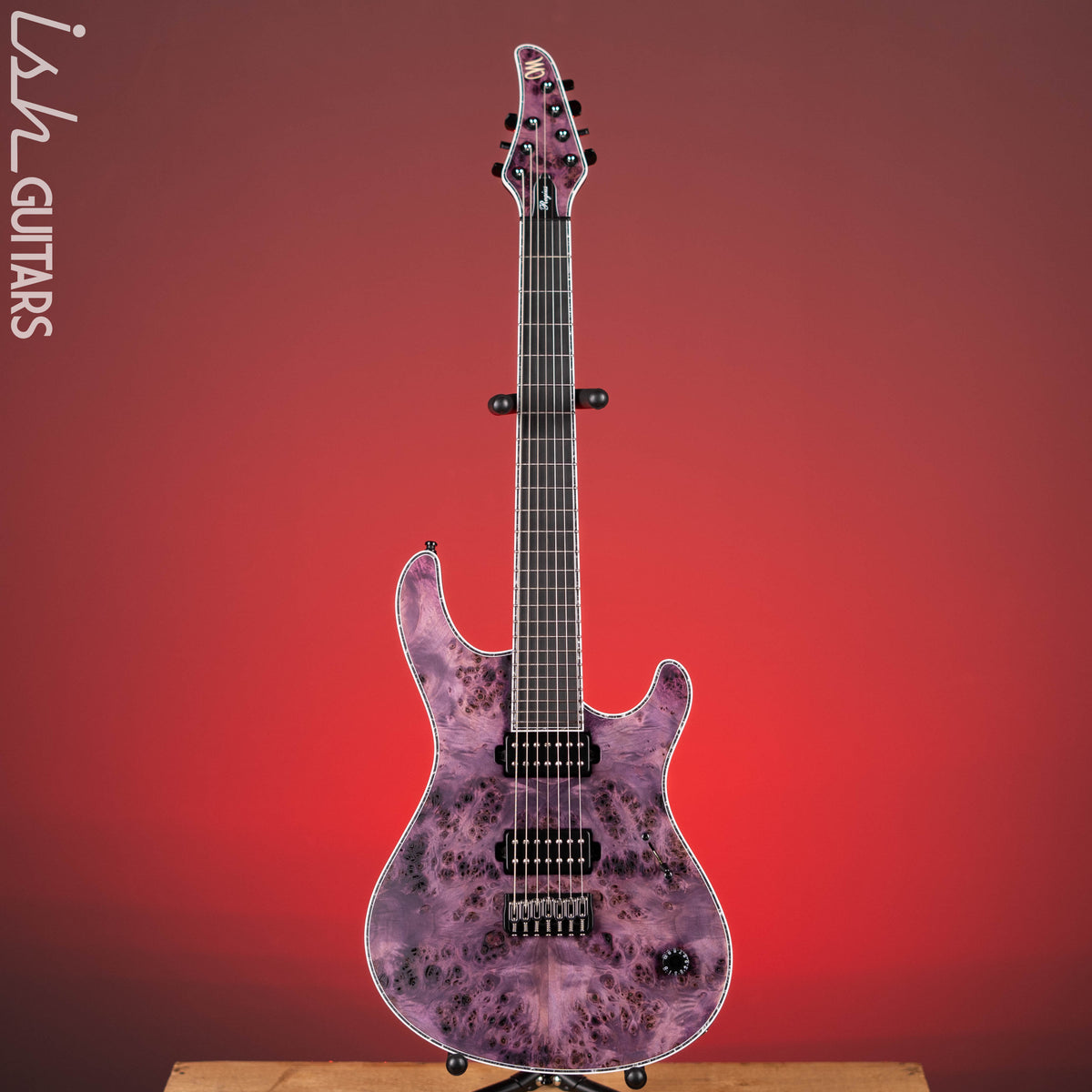 Mayones Regius 7 7-String Electric Guitar Antique Violet Raw – Ish Guitars