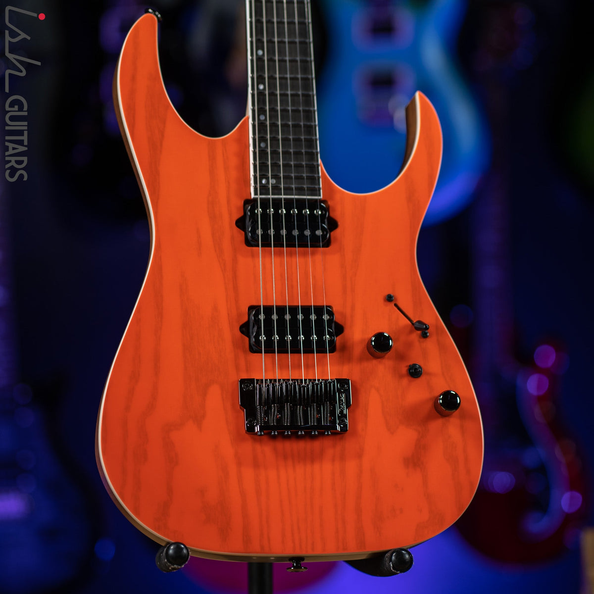 Ibanez Prestige RGR5221 Electric Guitar Fluorescent Orange – Ish Guitars