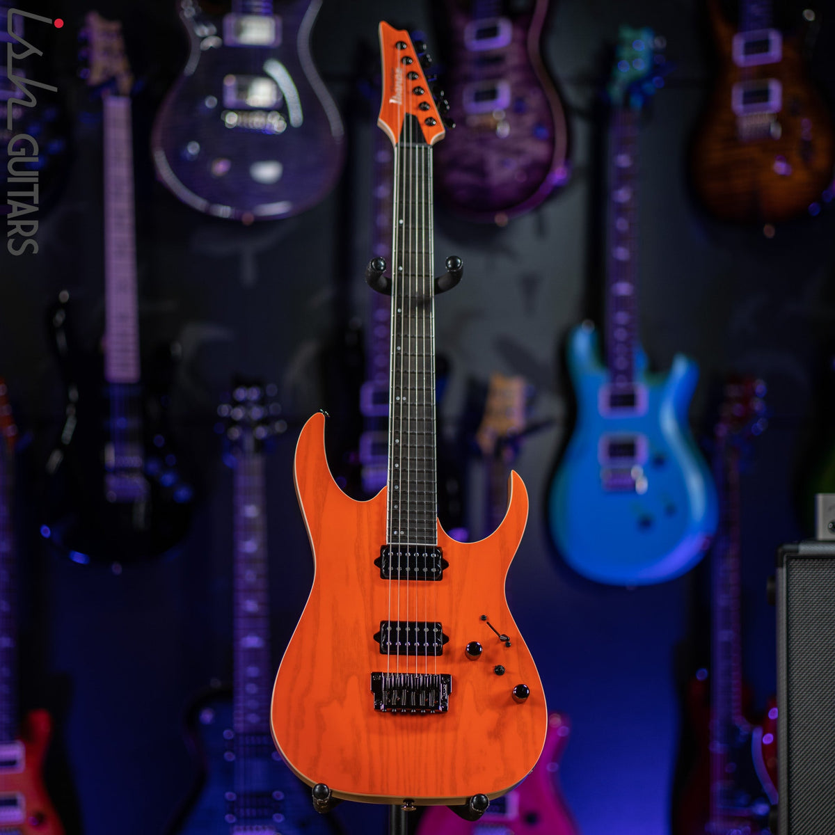 Ibanez Prestige RGR5221 Electric Guitar Fluorescent Orange – Ish Guitars