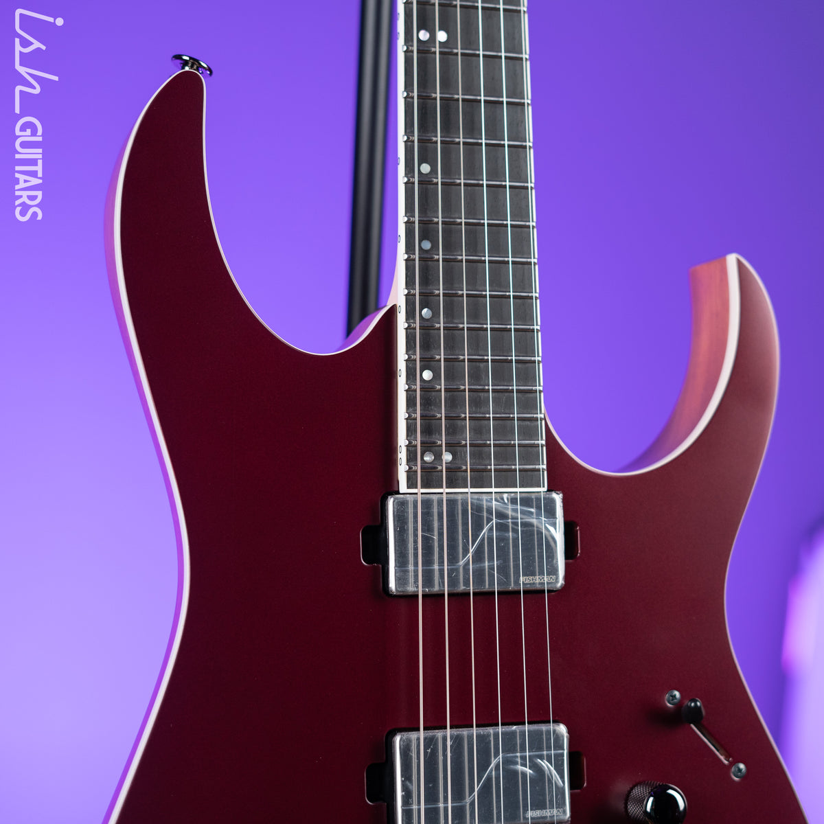 Ibanez RG5121 Prestige Electric Guitar Burgundy Metallic Flat – Ish Guitars