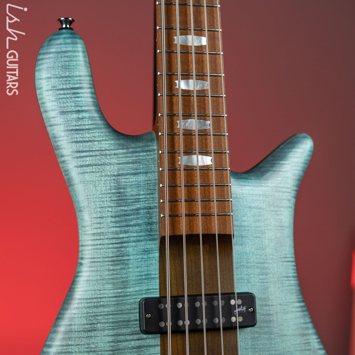 Spector Euro 5 RST 5-String Bass Turquoise Tide Matte – Ish Guitars