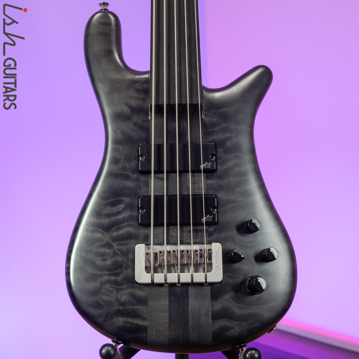 2017 Spector NS-5 Fretless Black – Ish Guitars