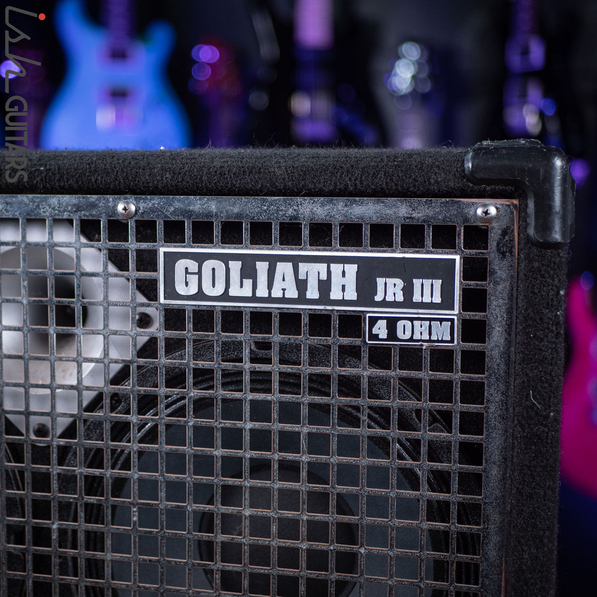 SWR Goliath Jr III 4 Ohm Bass Cabinet Black/Chrome – Ish Guitars
