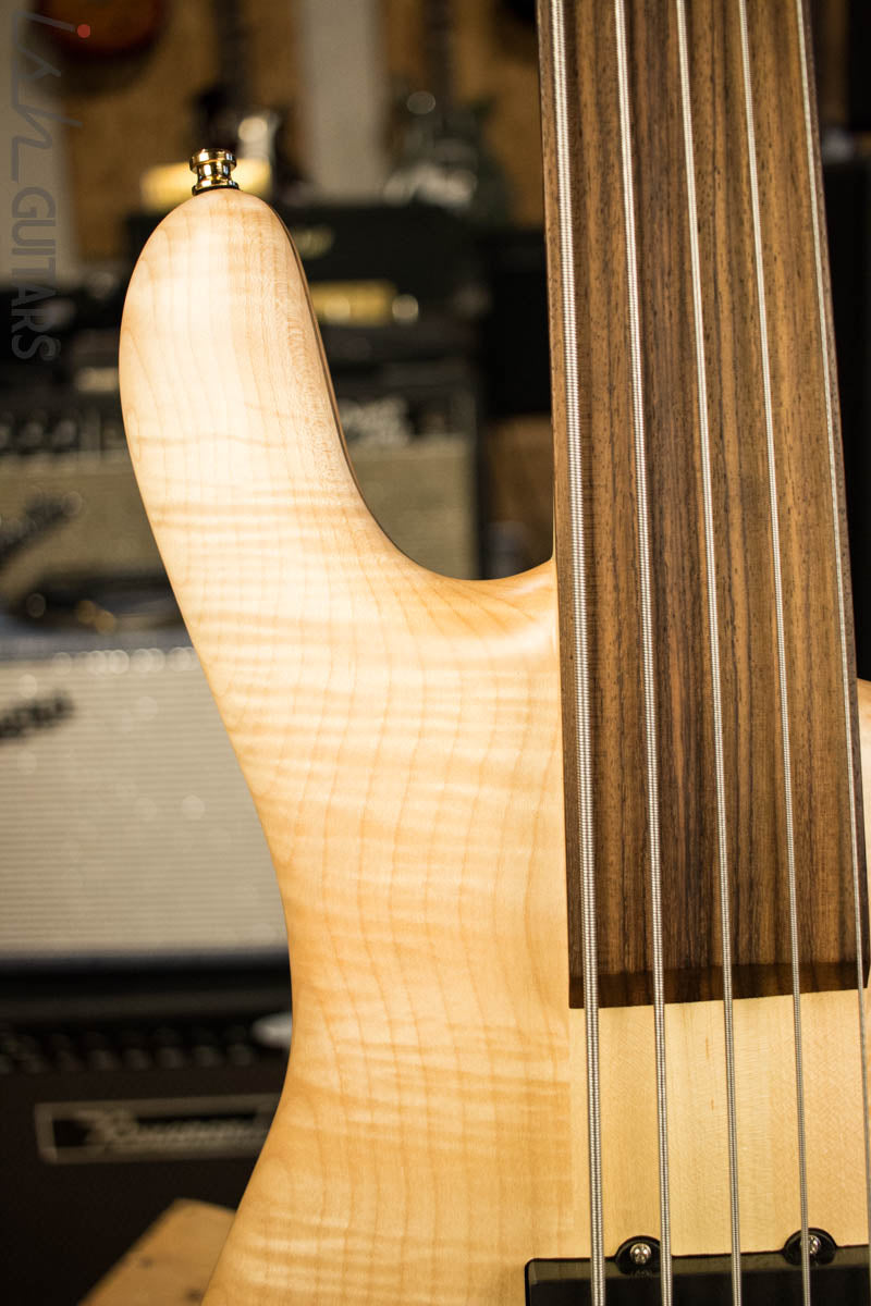 Spector Custom Euro LX5 Fretless Bass Natural – Ish Guitars